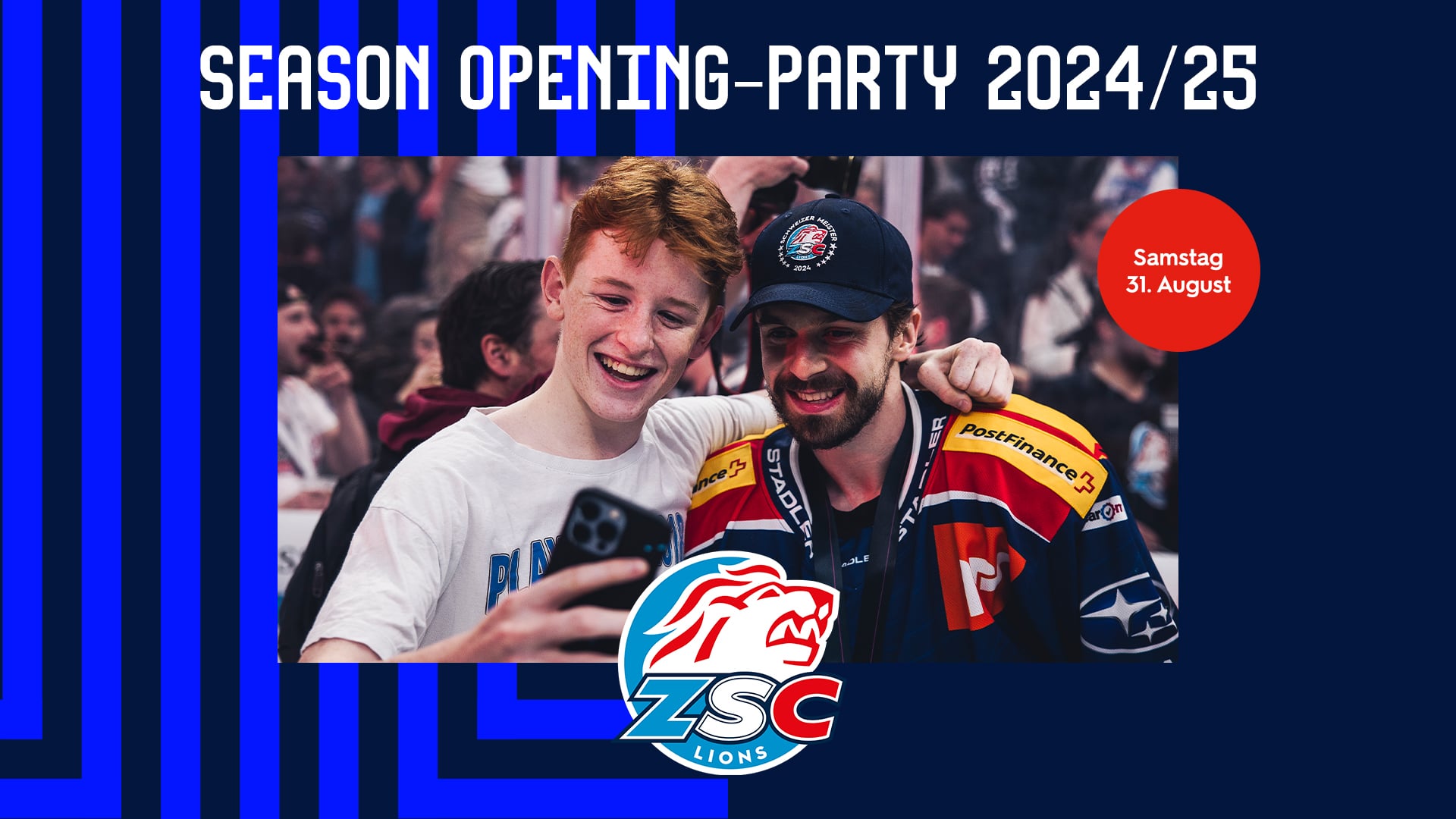 Am Samstag, 31. August, steigt das Fest | ZSC Lions