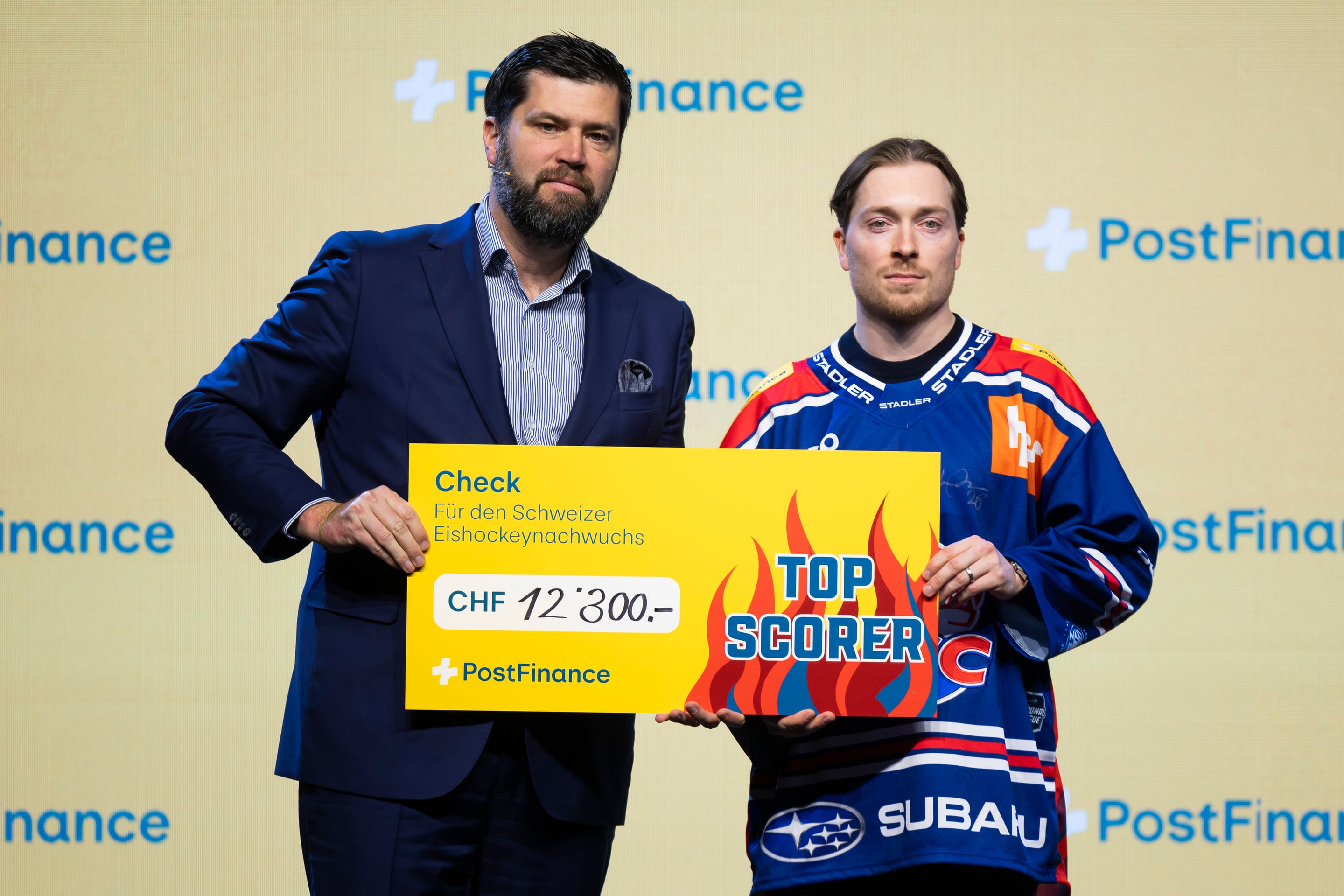 Jesper Frödén erspielt 12'300 Franken für den Nachwuchs | ZSC Lions